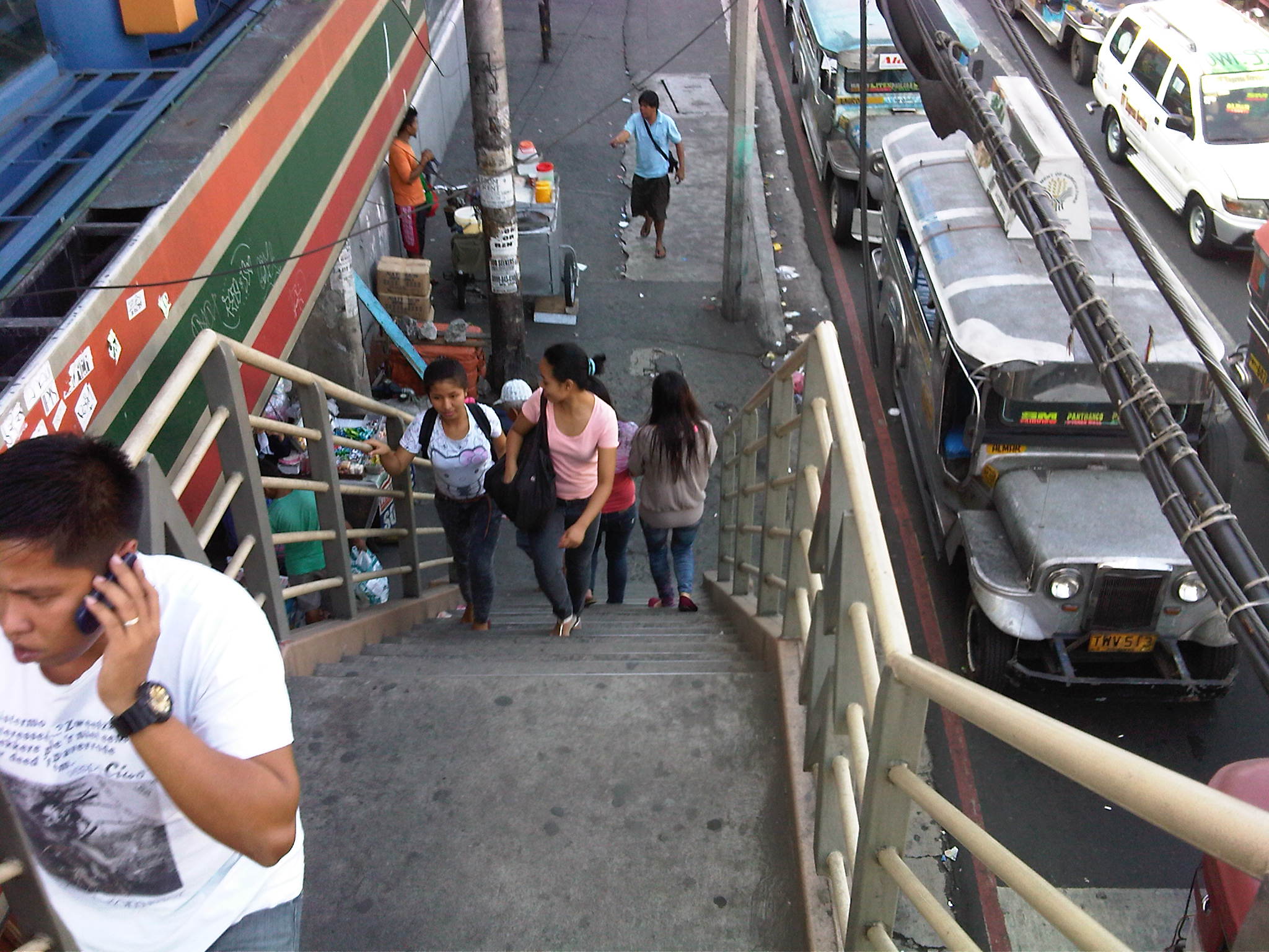 On jaywalking, overpasses and informal terminals « Caught (up) in traffic