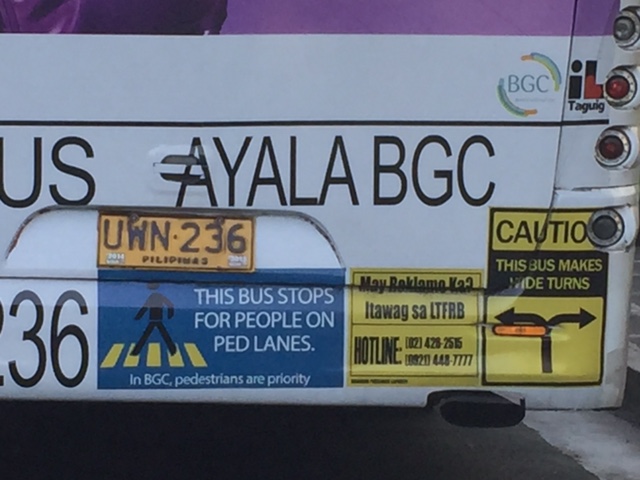 Buses giving way to pedestrians « Caught (up) in traffic