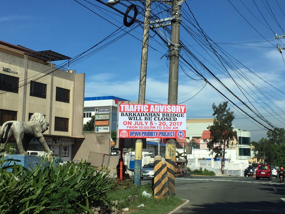 Some issues at Barkadahan Bridge « Caught (up) in traffic