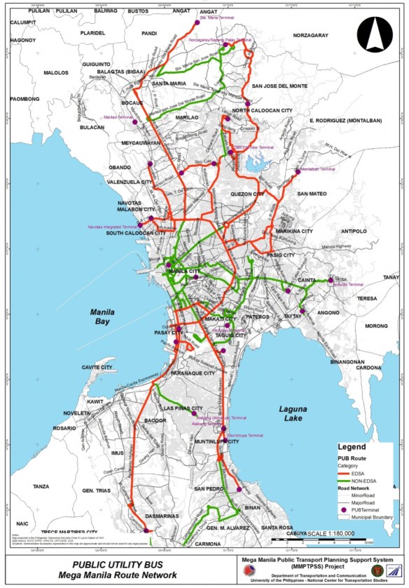 Our Version Of Metro Manila Map Directions Routes Maps Shortcuts