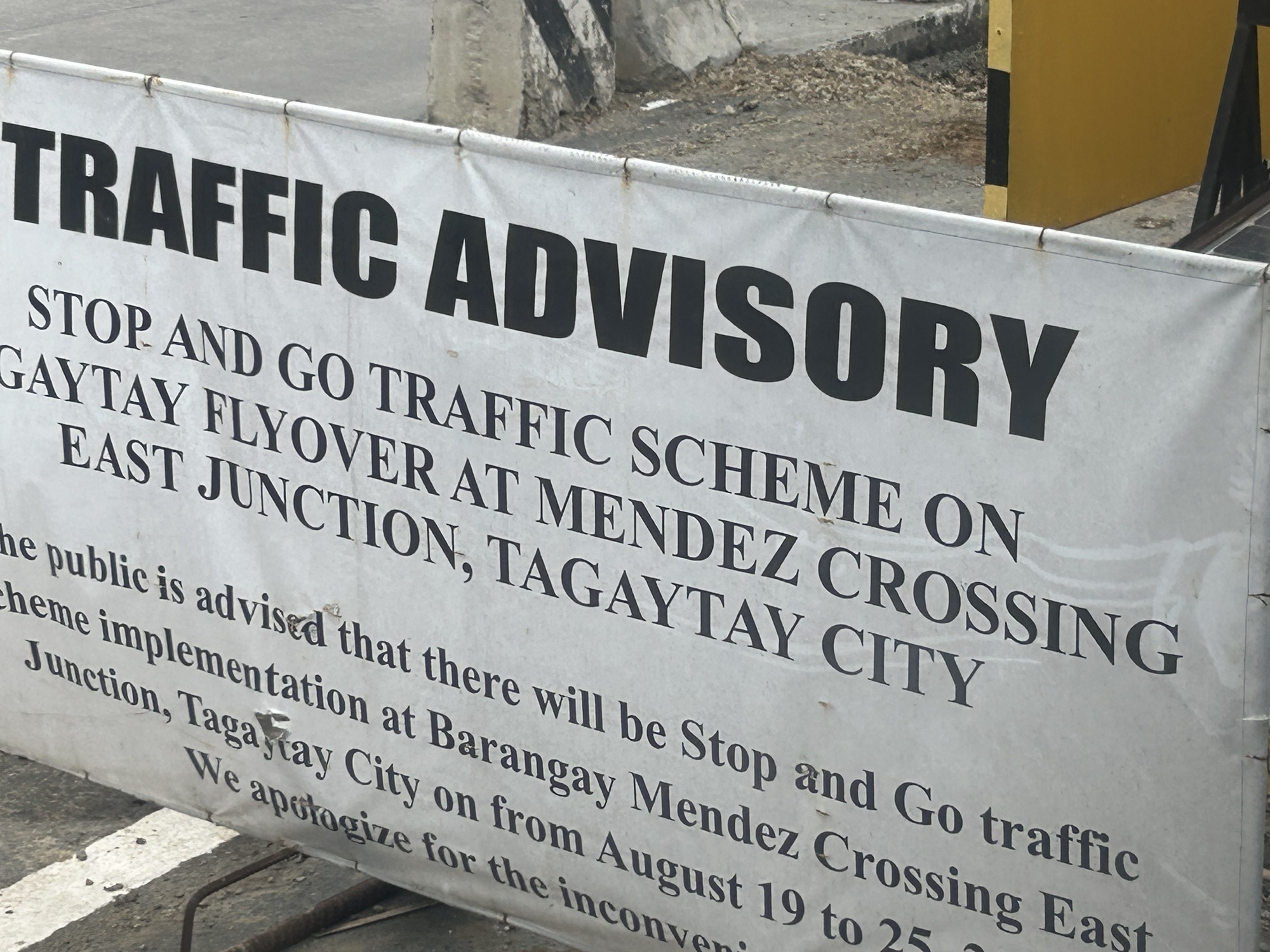 Congestion due to flyover construction: Tagaytay-Nasugbu Road – Part 2 ...