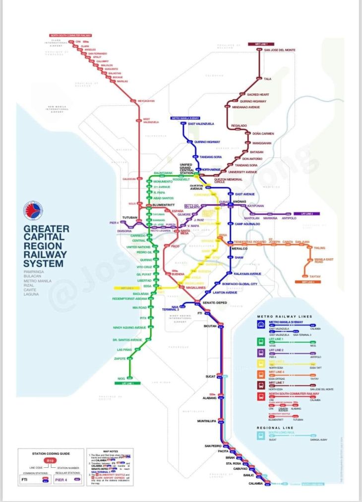 Metro Manila rail network by 2030? « Caught (up) in traffic