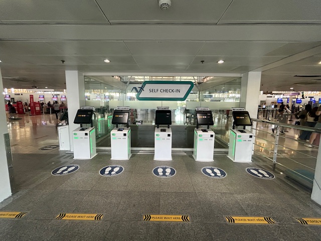 New self check-in portals and turnstiles at NAIA Terminals 2 and 3 ...