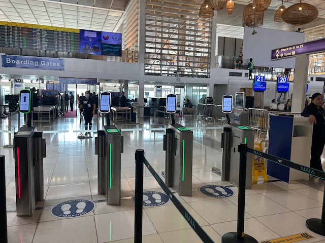New self check-in portals and turnstiles at NAIA Terminals 2 and 3 ...